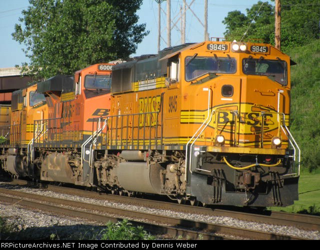BNSF 9845 Tomah Sub.